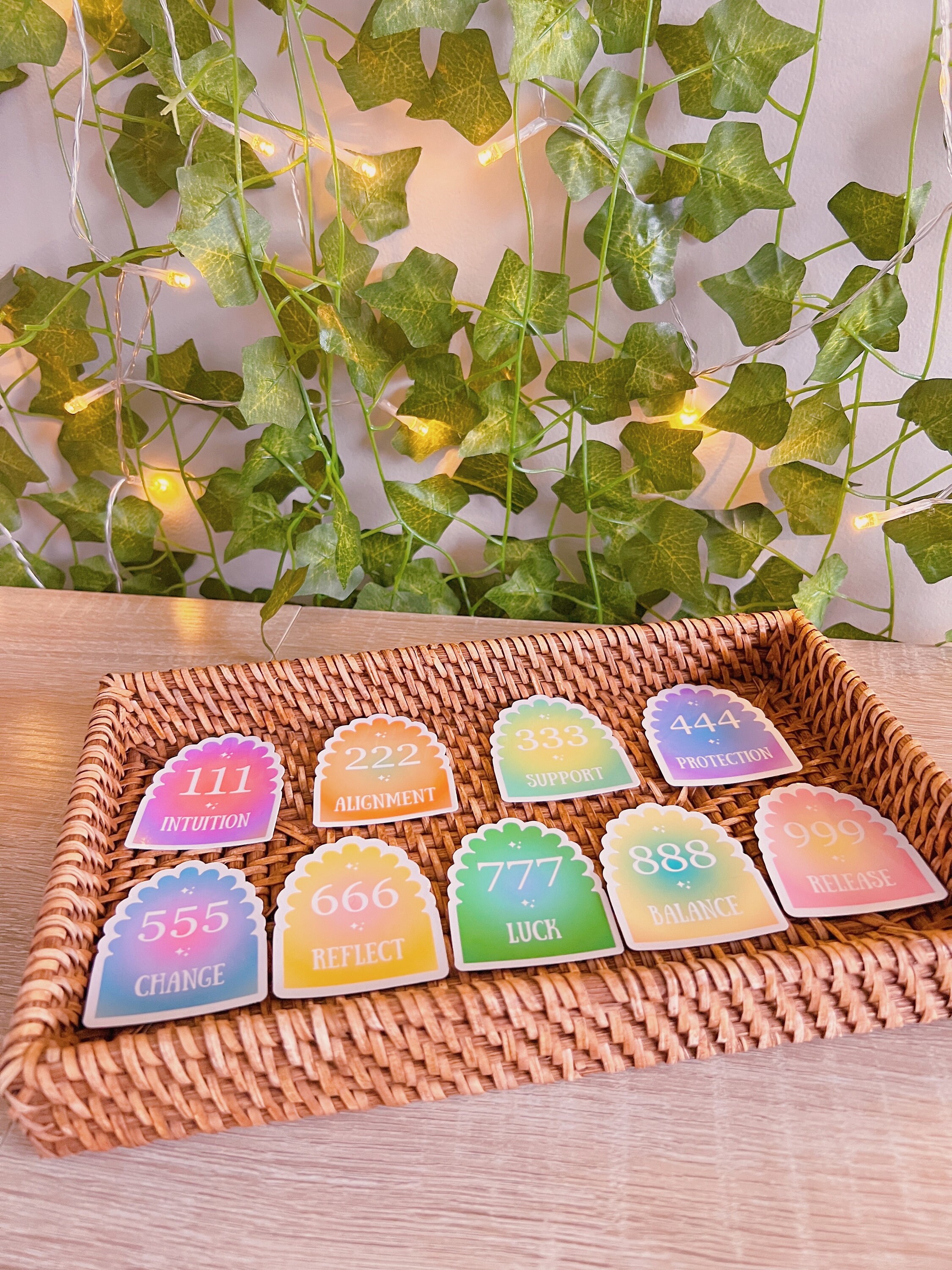 Angel Number Sticker - Etsy