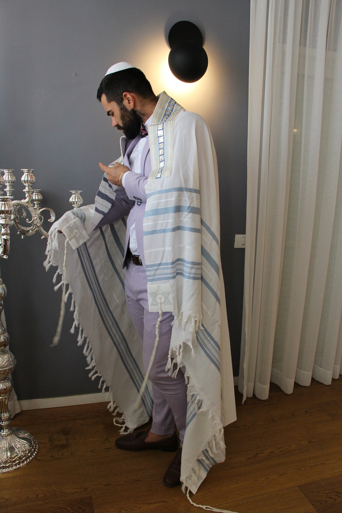 David Talit Custom tallit Jewish gift judaica Jewish | Etsy