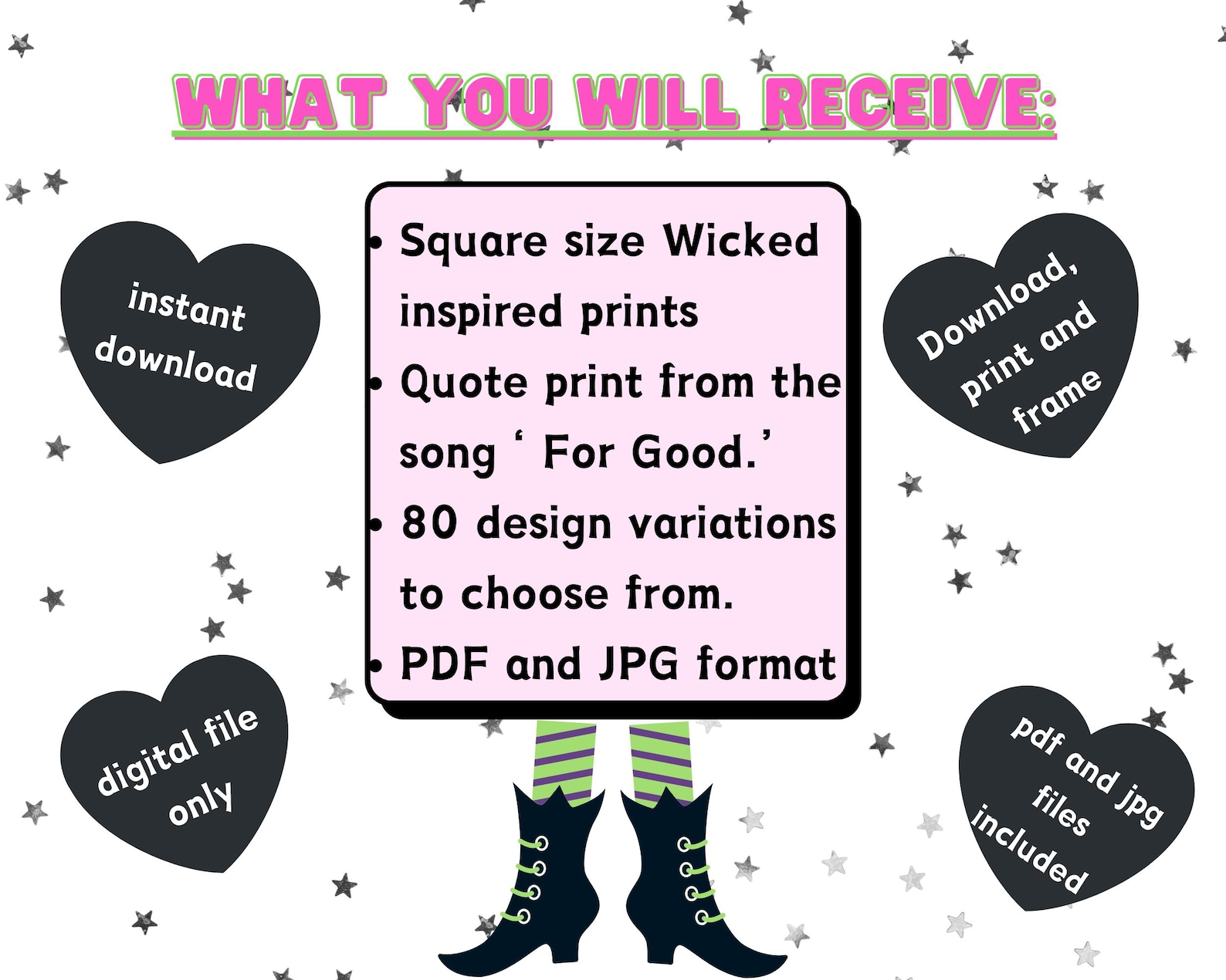 Wicked Inspired Quote Art Print: "because I Knew You" (digital Download ...