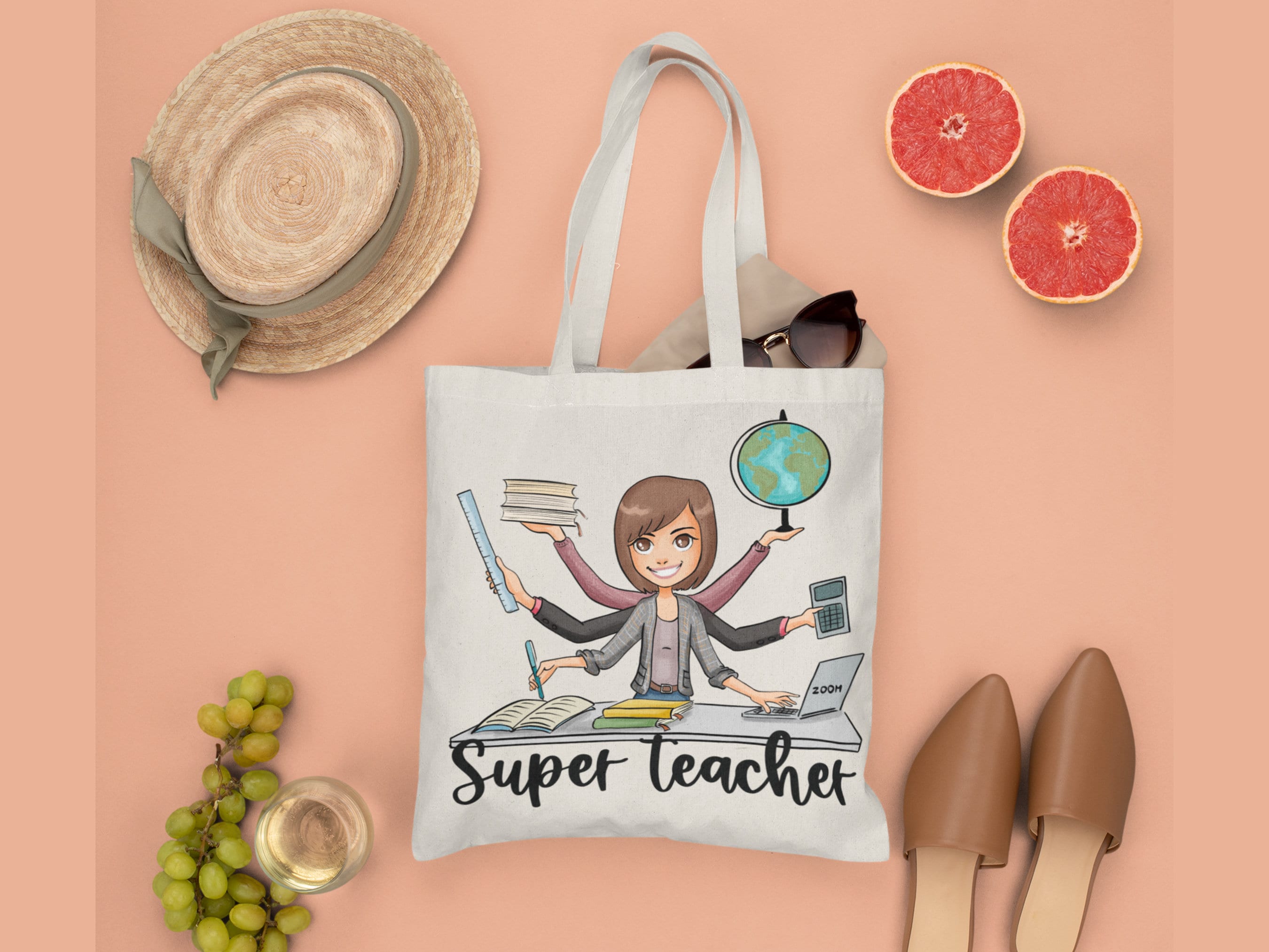 Teacher Multitasking Sublimation Design-super - Etsy