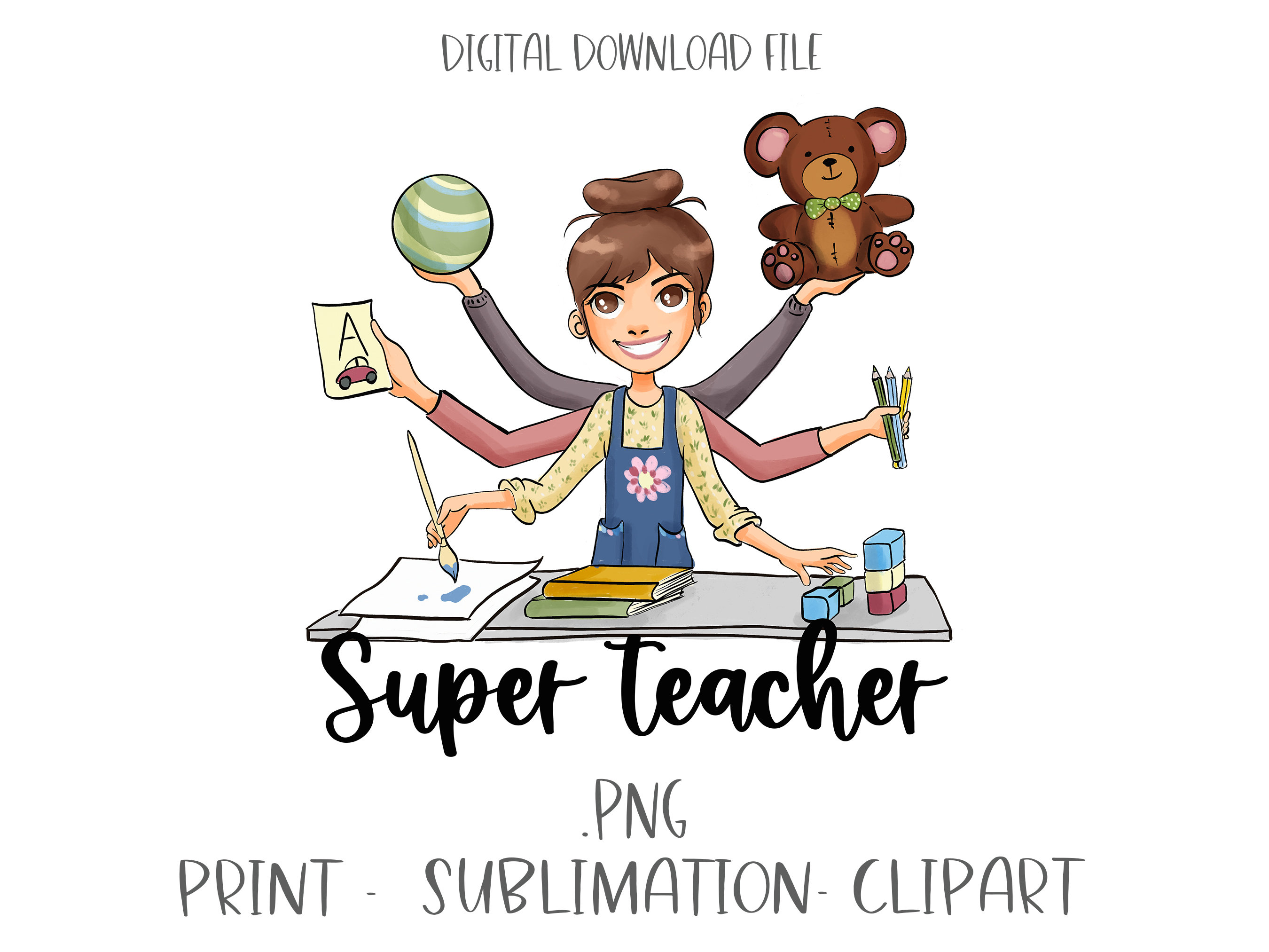 Kindergarten Teacher Clip Art