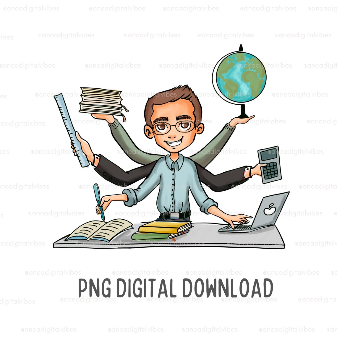 Super Teacher Multitasking Sublimation Design-super Teacher-sublimation ...