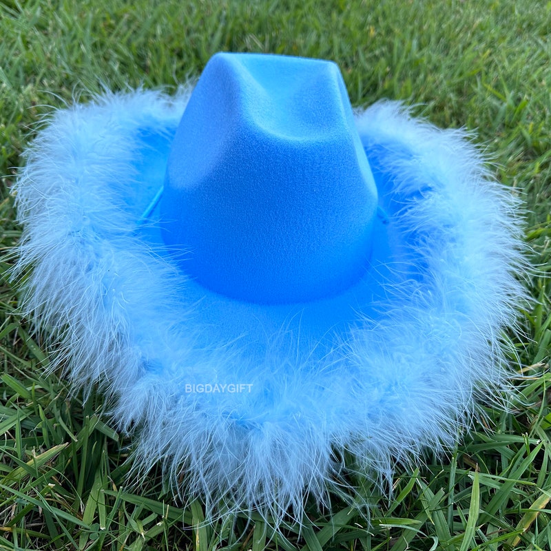 Light Blue Derby Hat - Etsy