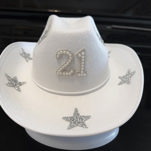 Rhinestone Star Cowboy Hat ,cowgirl Hat, Rodeo Hat, Festival Hat ...