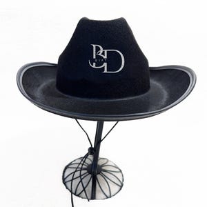 Custom Cowboy Hat With Personalized Logo | Western Style Hat | Unique ...