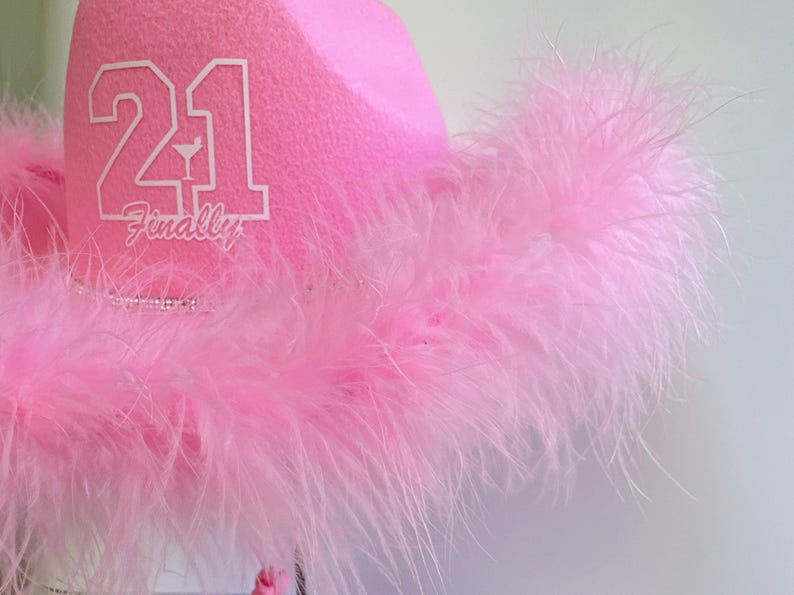 Finally 21 Cowgirl Hat, 21st Birthday Cowboy Hat, Customizable. - Etsy