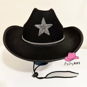 Superstar Cowboy Hat With Rhinestone Hat Band - Etsy