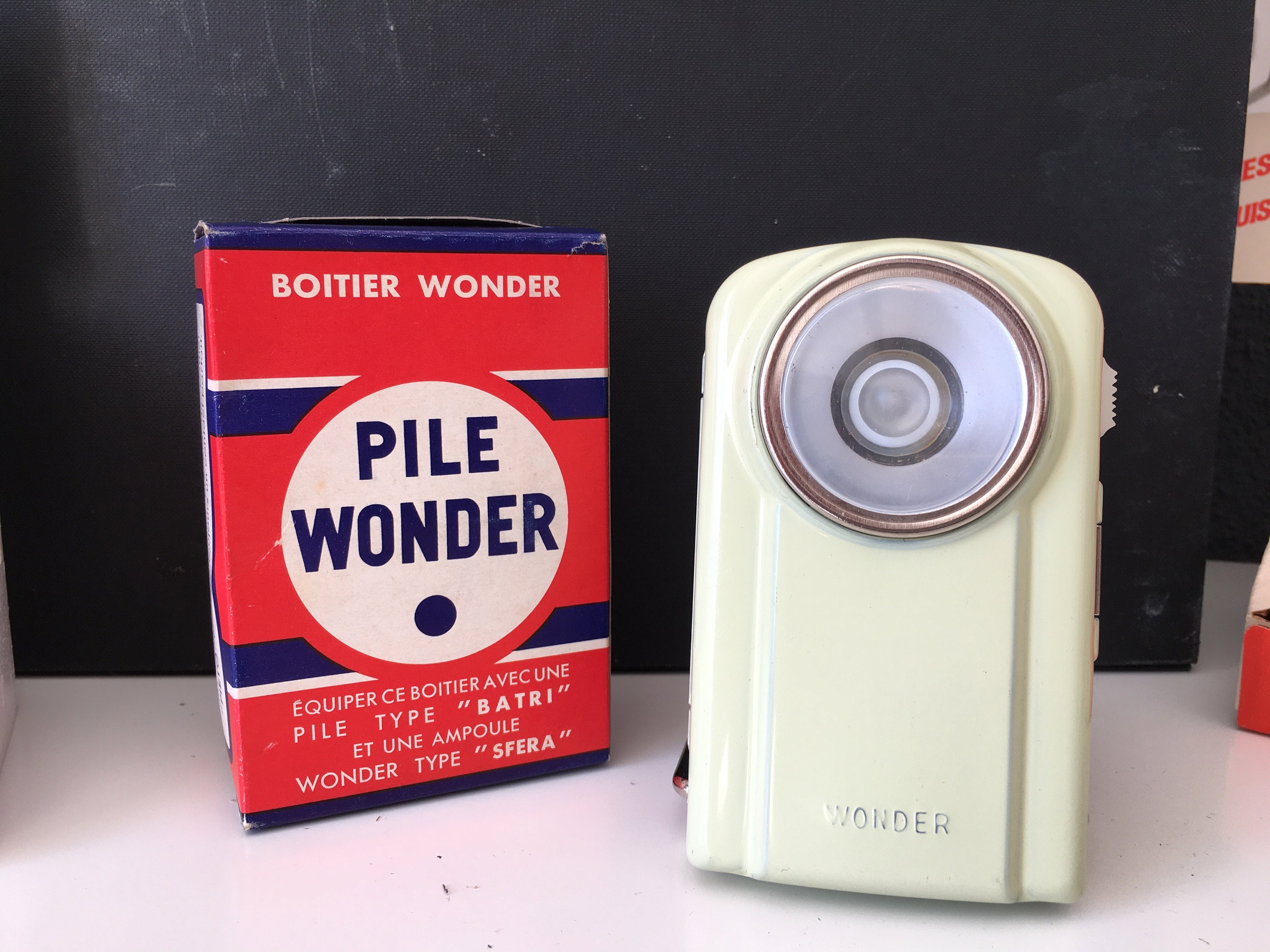 Linterna vintage WONDER coleccionista linterna modelo PILE | Etsy