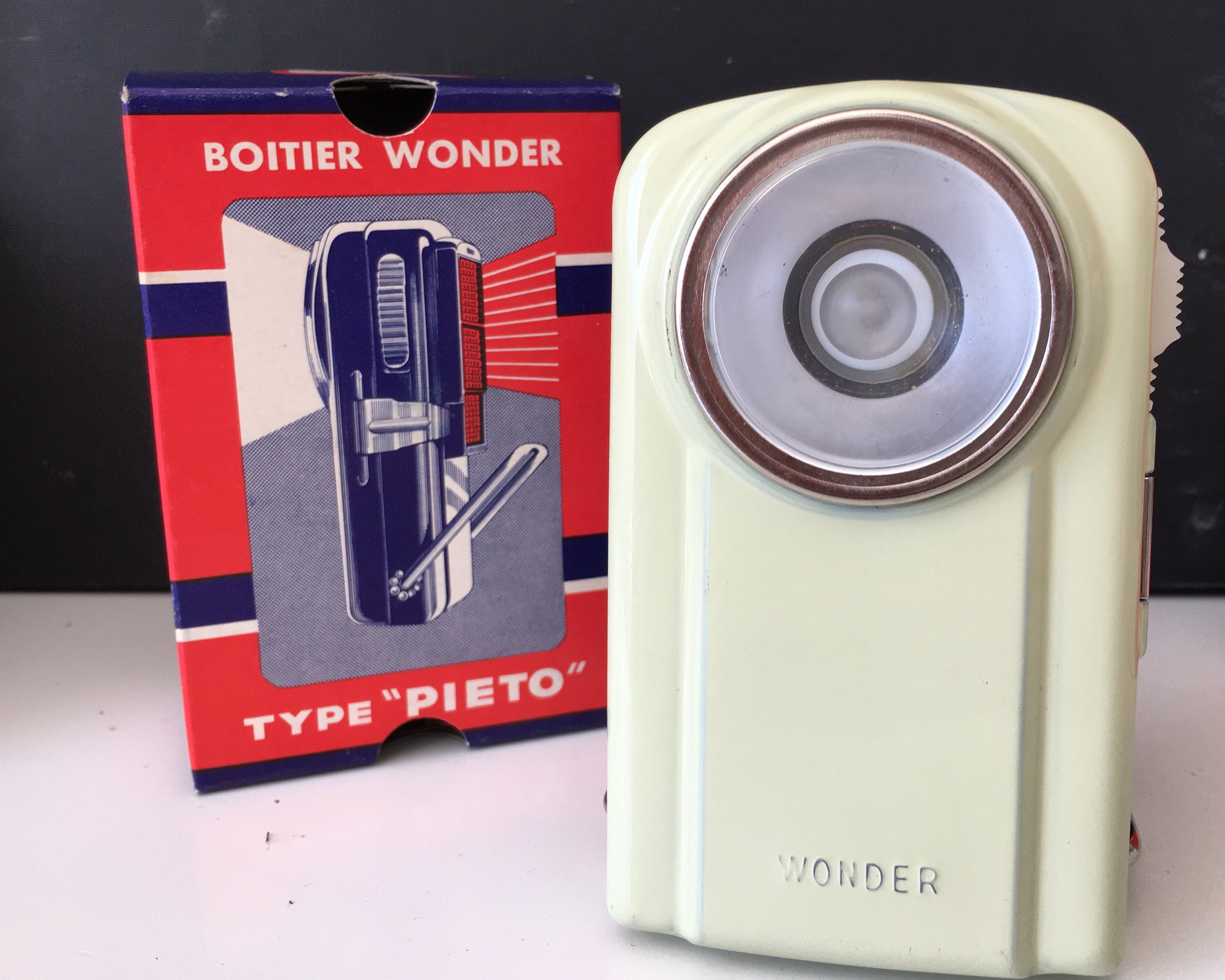 Linterna vintage WONDER coleccionista linterna modelo PILE | Etsy