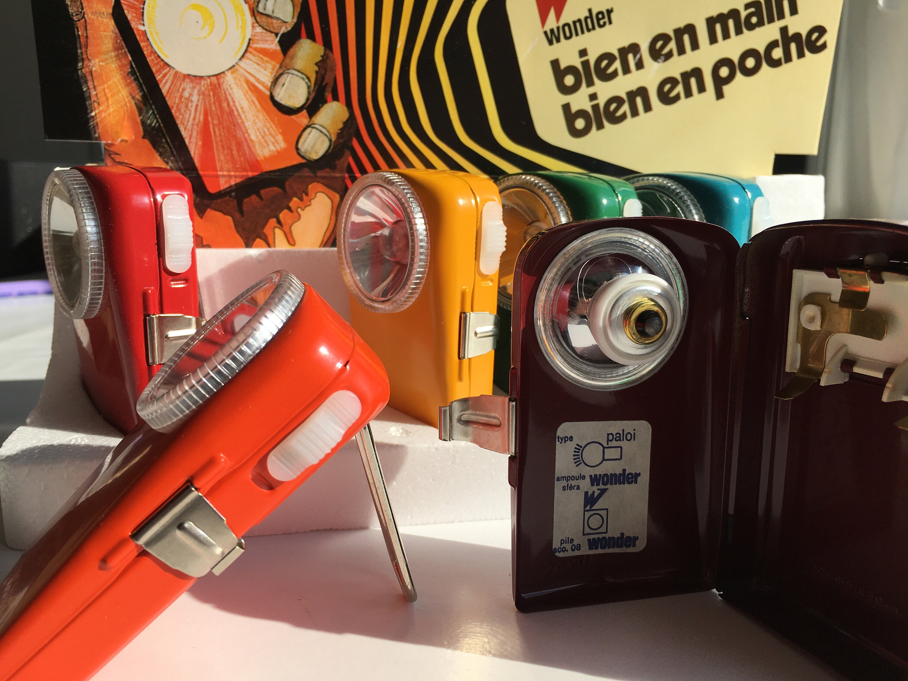 Display Vintage WONDER Flashlight, Army Military Flashlight, PALOI ...