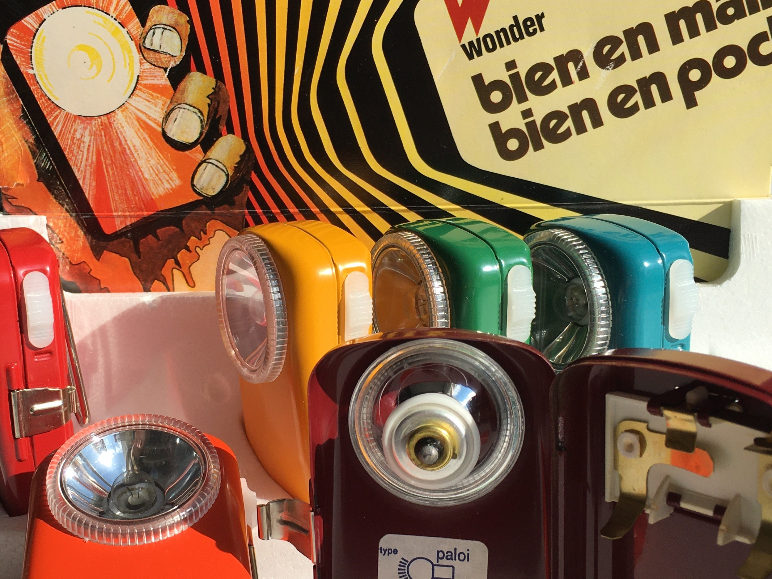 Display Vintage WONDER Flashlight, Army Military Flashlight, PALOI ...
