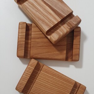 Wooden Holder-stand for Phone and Tablet Made of Oak, Beech, Ash Wood ...