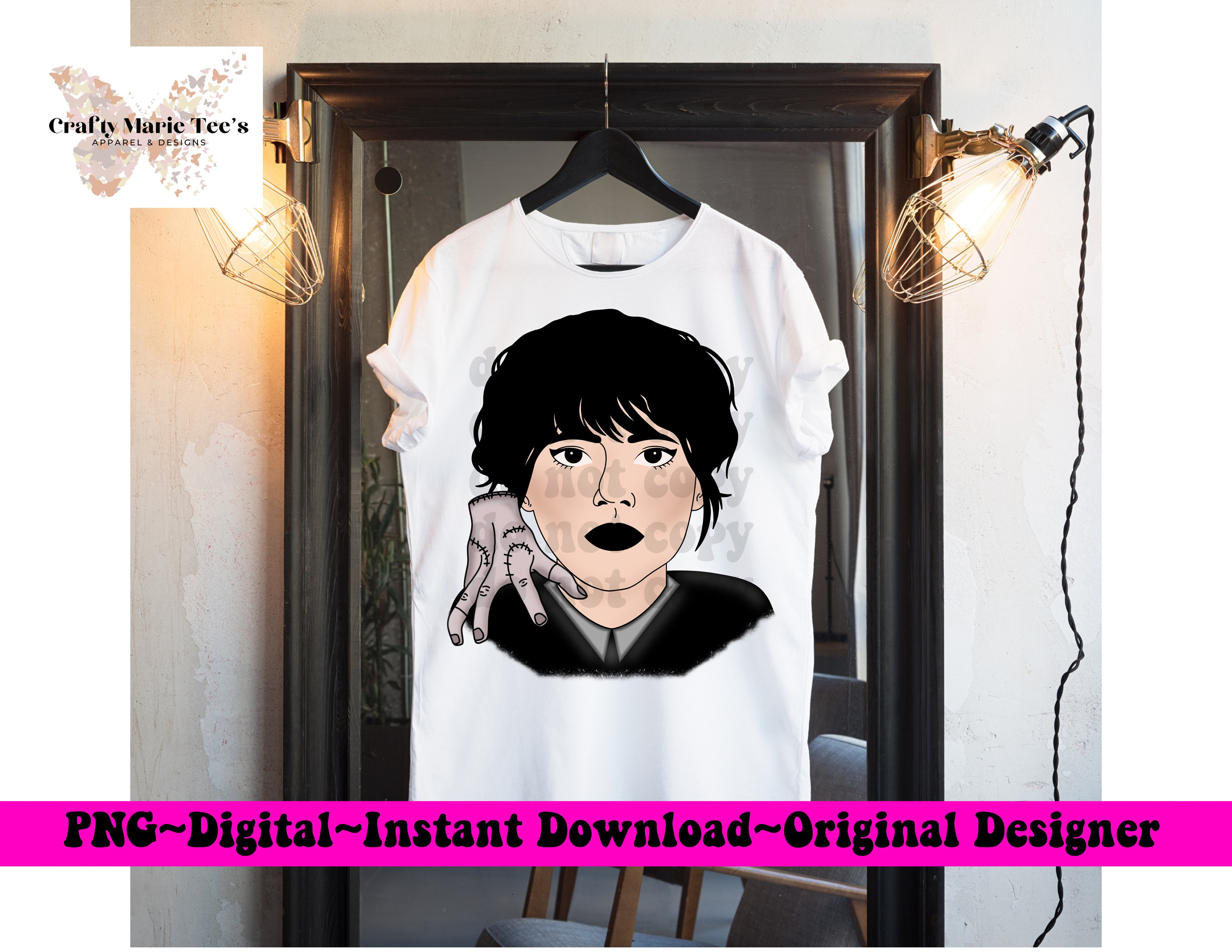 Wednesday Addams - Thing - Addams Family - PNG - Transparent Background ...