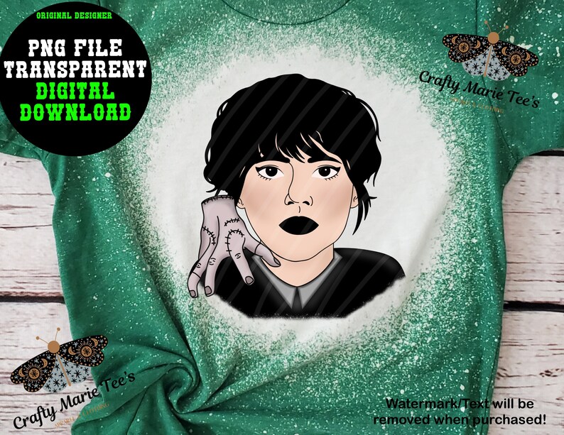 Wednesday Addams / Thing / Addams Family / PNG / Transparent - Etsy