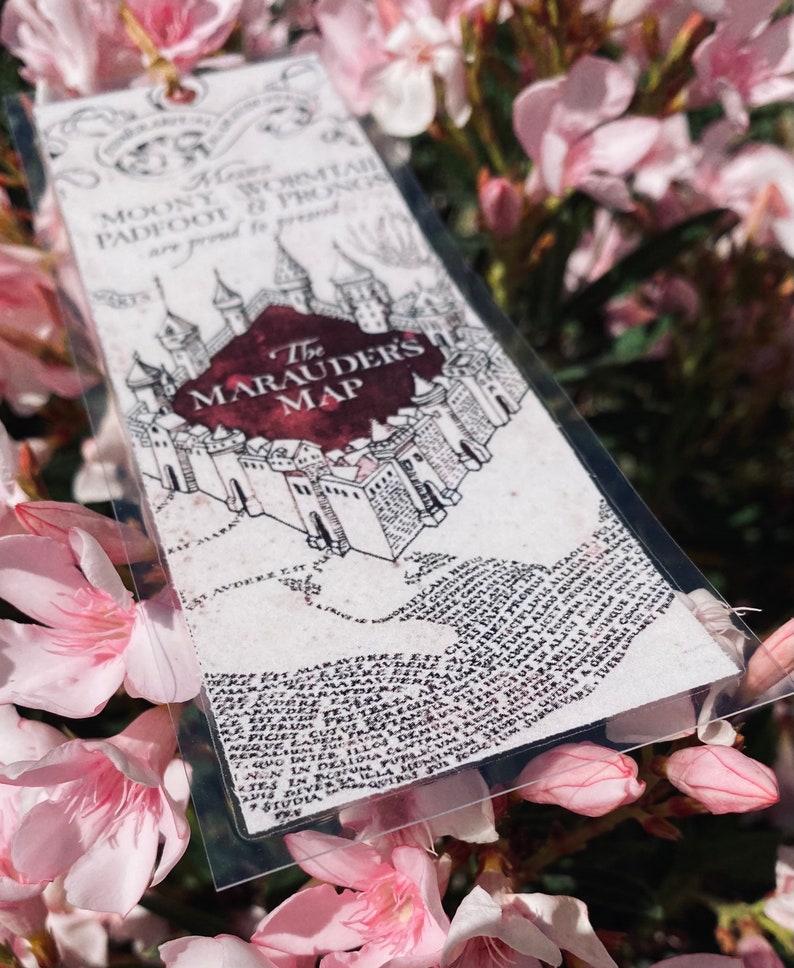 BESTSELLER Marauder's Map Bookmark - Etsy