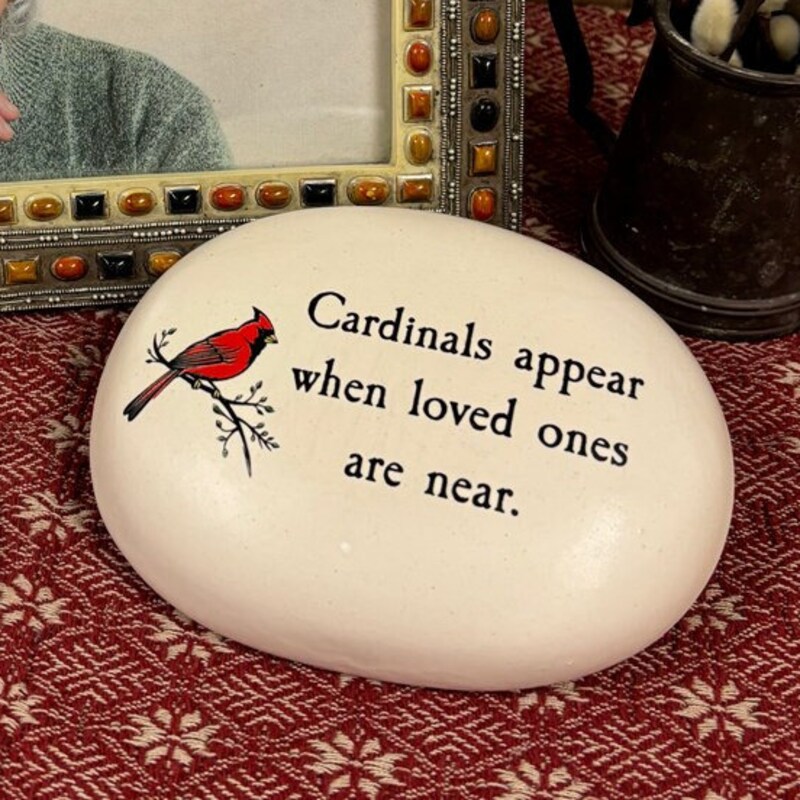 Cardinal Memorial Stone - Etsy