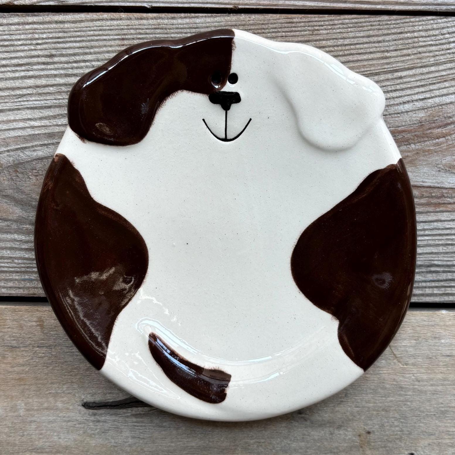 Ceramic Spotted Dog Spoon Rest, Tea Bag Holder, or Soap Dish for the ...