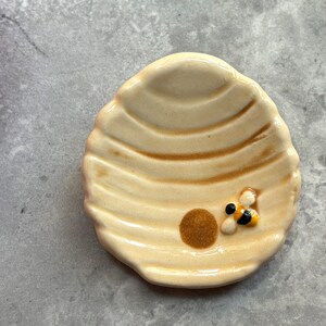 Beehive Dish. Ceramic Beehive Teabag Holder, Coffee Spoon Rest, Ring ...