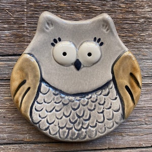 Ceramic Owl Spoon Rest These Owls Can Be Used as an Owl Soap Dish, an ...