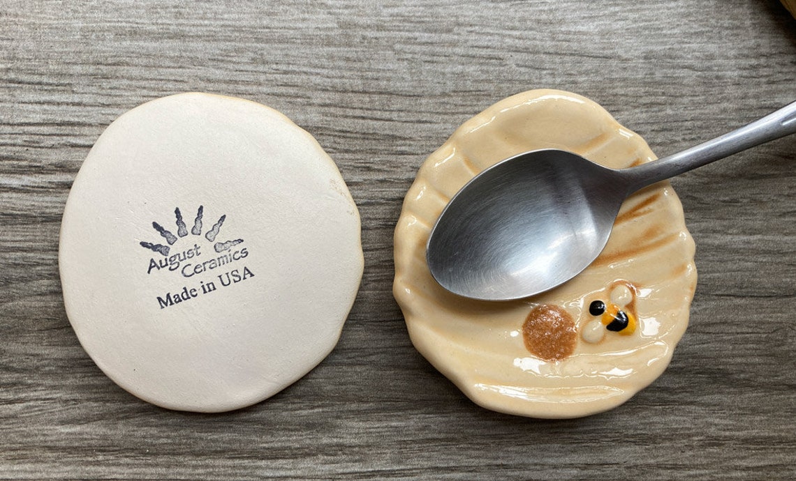 Beehive Dish. Ceramic Beehive Teabag Holder, Coffee Spoon Rest, Ring ...