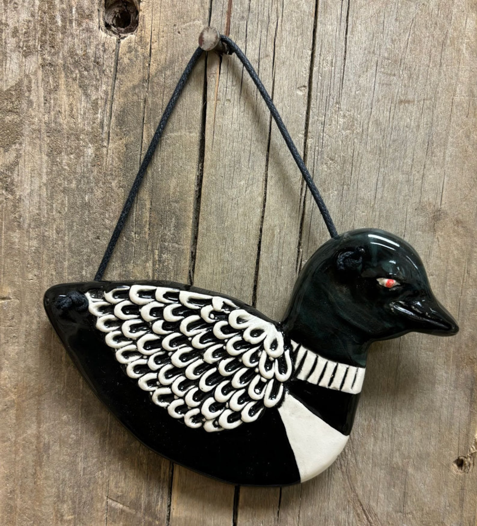 Ceramic Loon Teabag Rest, Loon Spoon Rest, Christmas Ornament ...