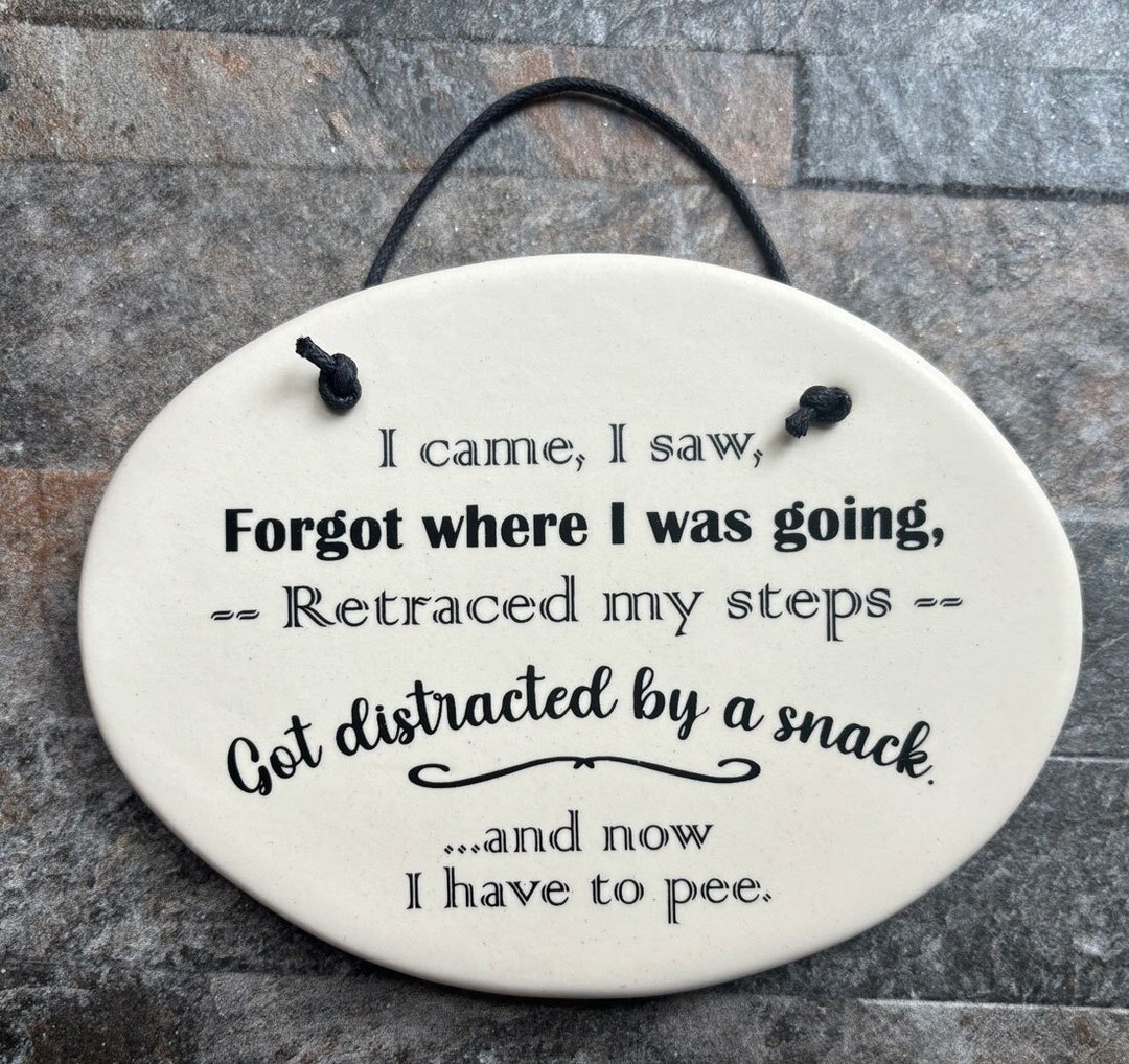 Getting Older Gift. I Came I Saw Forgot Where I Was Going, Retraced My ...