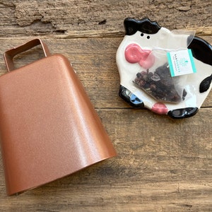 Cow Tea Bag Holder, Cow Spoon Rest, Cow Ring Dish, Cow Coffee Spoon ...