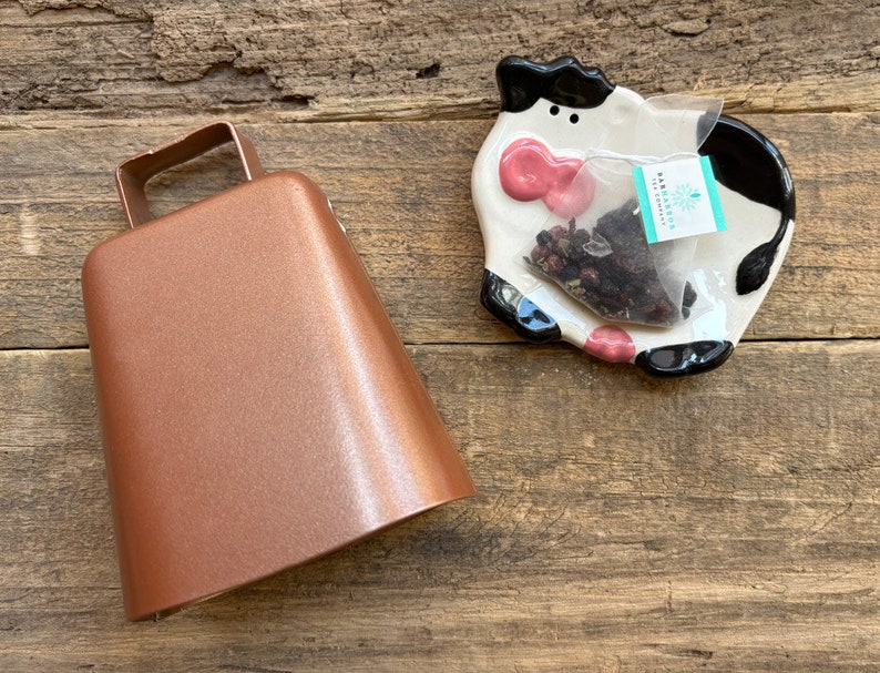 Cow Tea Bag Holder, Cow Spoon Rest, Cow Ring Dish, Cow Coffee Spoon ...