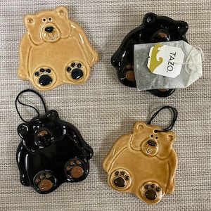 Black Bear Spoon Rest, Brown Bear Spoon Rest, Black Bear Ornament ...