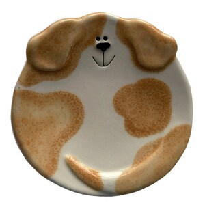 Ceramic Spotted Dog Spoon Rest, Tea Bag Holder, or Soap Dish for the ...