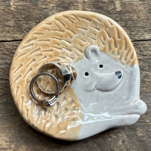 Cute Animal Dishes- Wolf, Sloth, Black Bear, Moose, Hedgehog, Frog ...