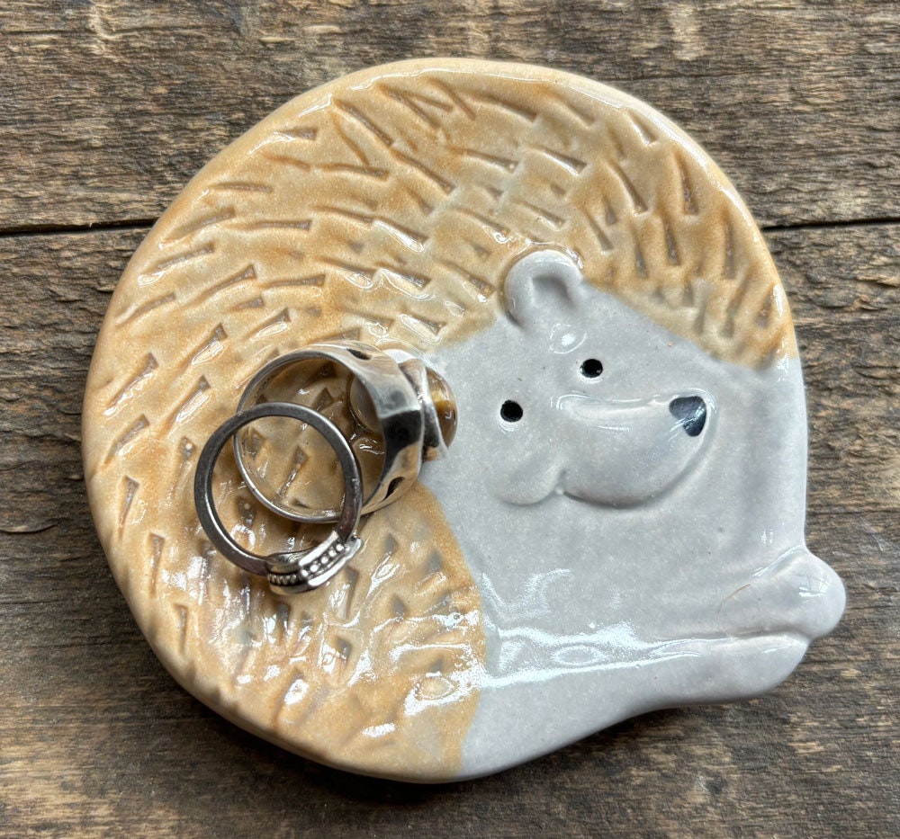 Cute Animal Dishes- Wolf, Sloth, Black Bear, Moose, Hedgehog, Frog ...