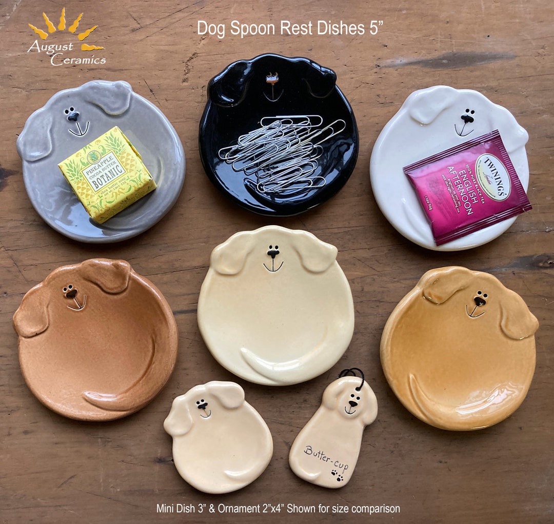 Labrador, Golden Retriever or Mix. These Happy Coffee Spoon Rests Are a ...