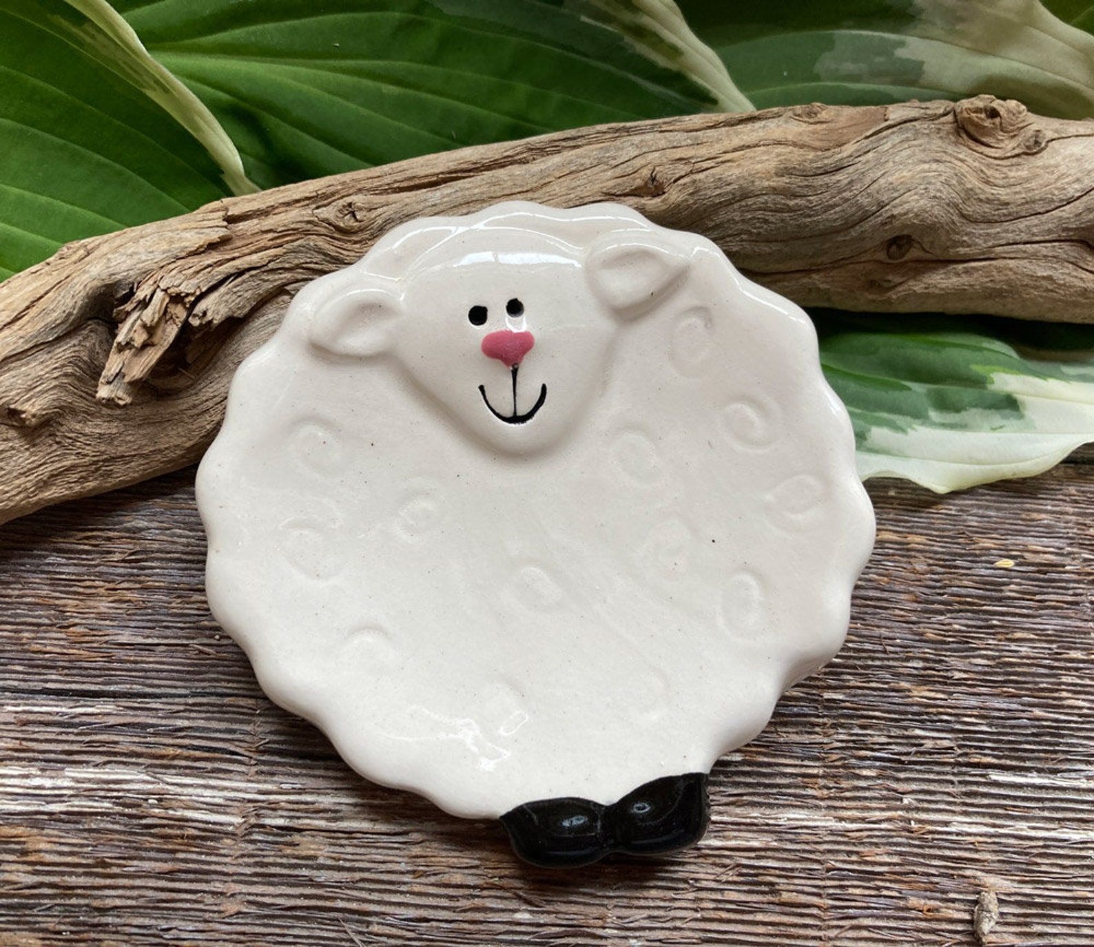Sheep or Lamb Spoon Rest, Sheep Teabag Rest, Sheep Ring Dish, Sheep ...