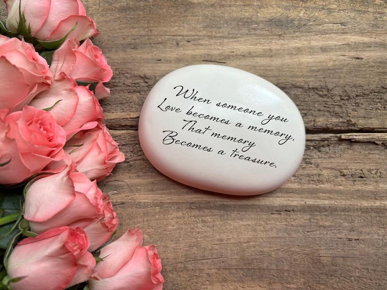 Sympathy, Bereavement, Memorial Day Stone. "when Someone You Love ...