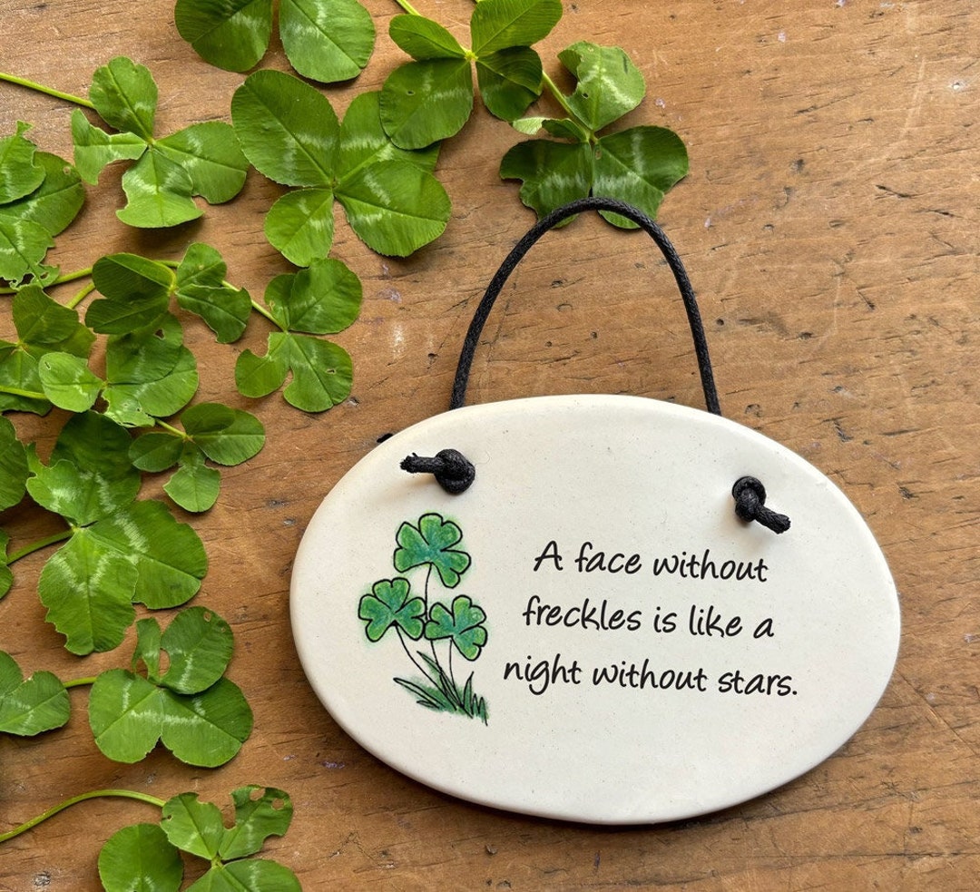 Girl's Room Decor. "a Face Without Freckles is Like a Night Without ...