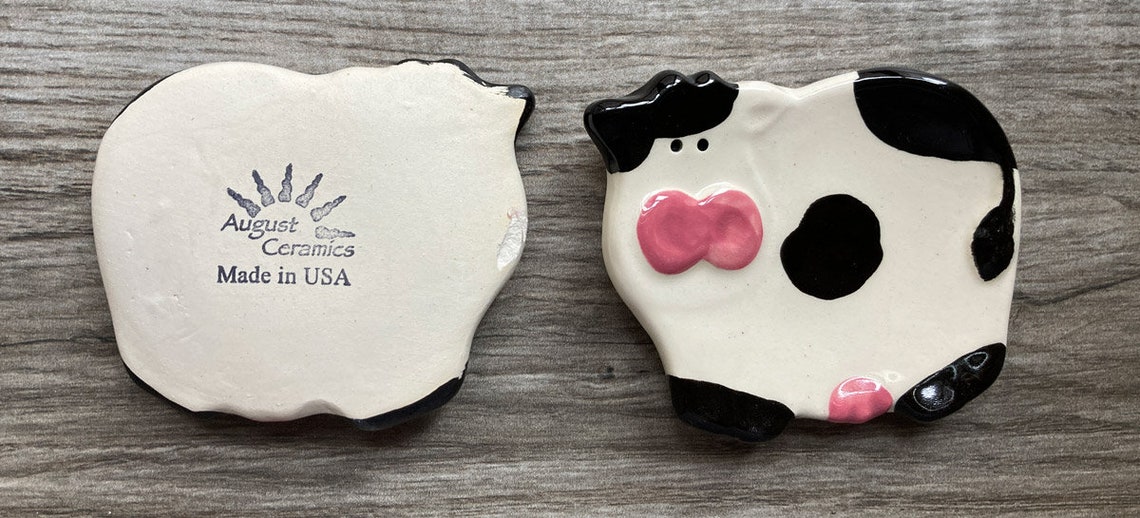 Cow Tea Bag Holder, Cow Spoon Rest, Cow Ring Dish, Cow Coffee Spoon ...