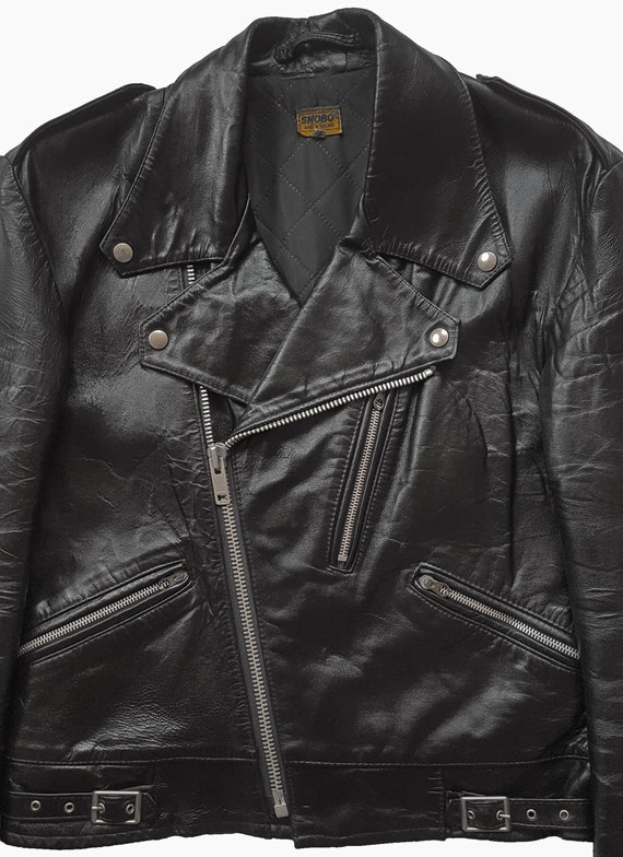 Ultra Rare Vintage 70s Snobo Leathers The Black Night… - Gem