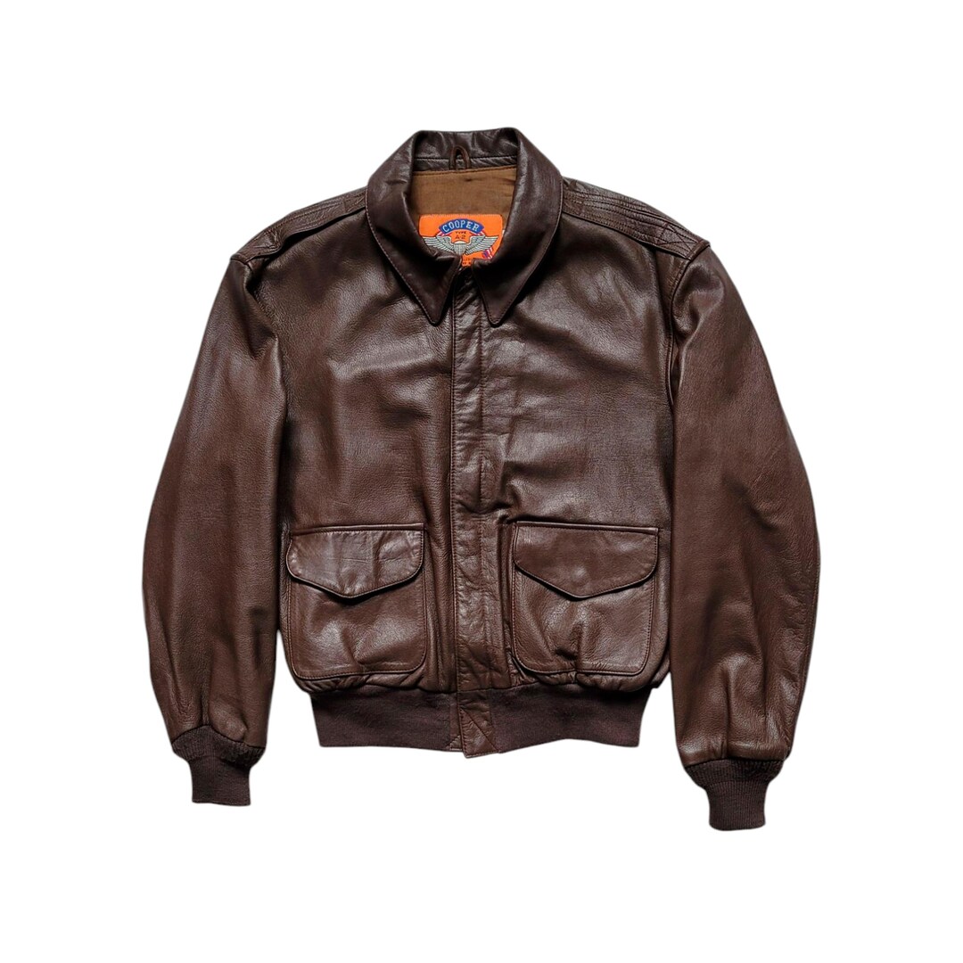 Original Rere Vintage 80s Cooper Sportswear Type A-2 Flight Leather ...