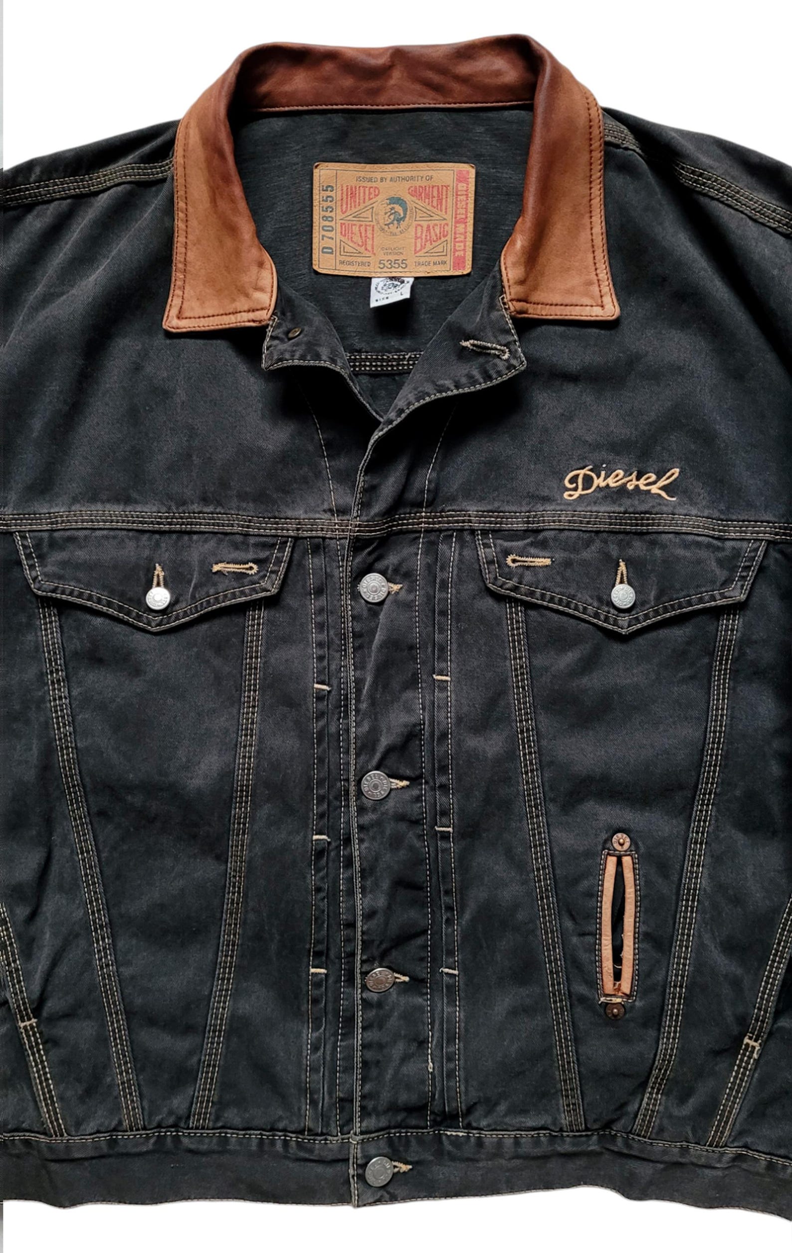 Original Rare Vintage 90s Diesel Basic Denver Oversized Trucker ...