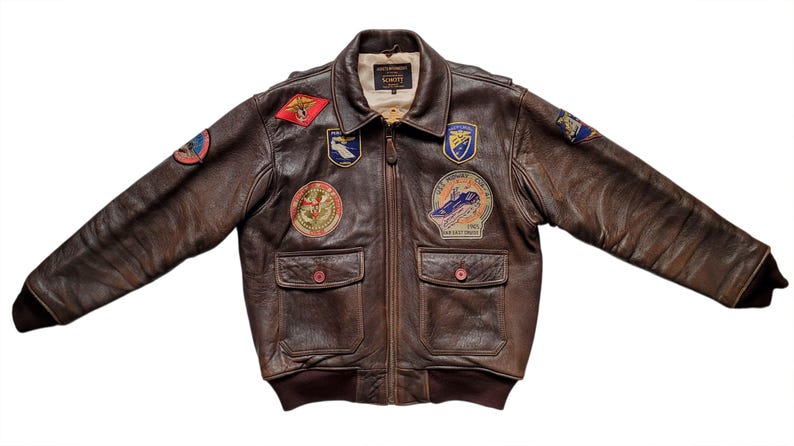 Original Rare Vintage 00s Schott NYC G-1 Wings of Gold Bomber/flight ...