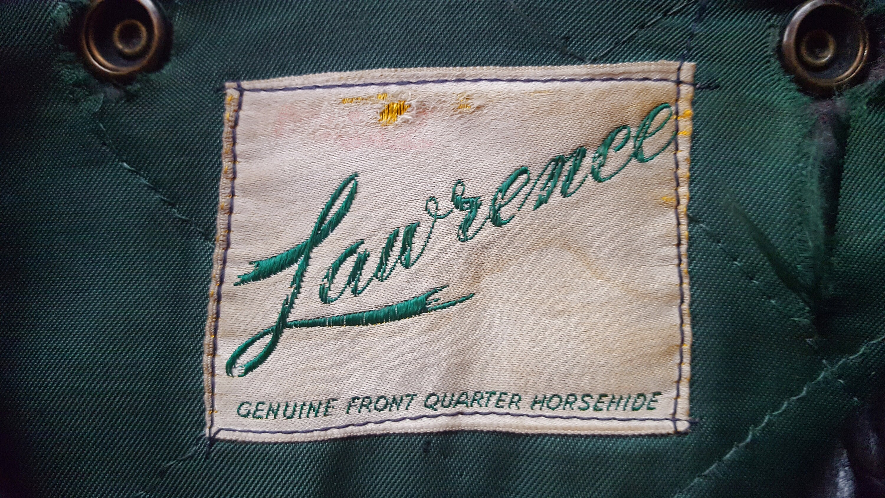 Original Ultra Rare Retro Vintage 50s A. C. Lawrence Leather Co ...
