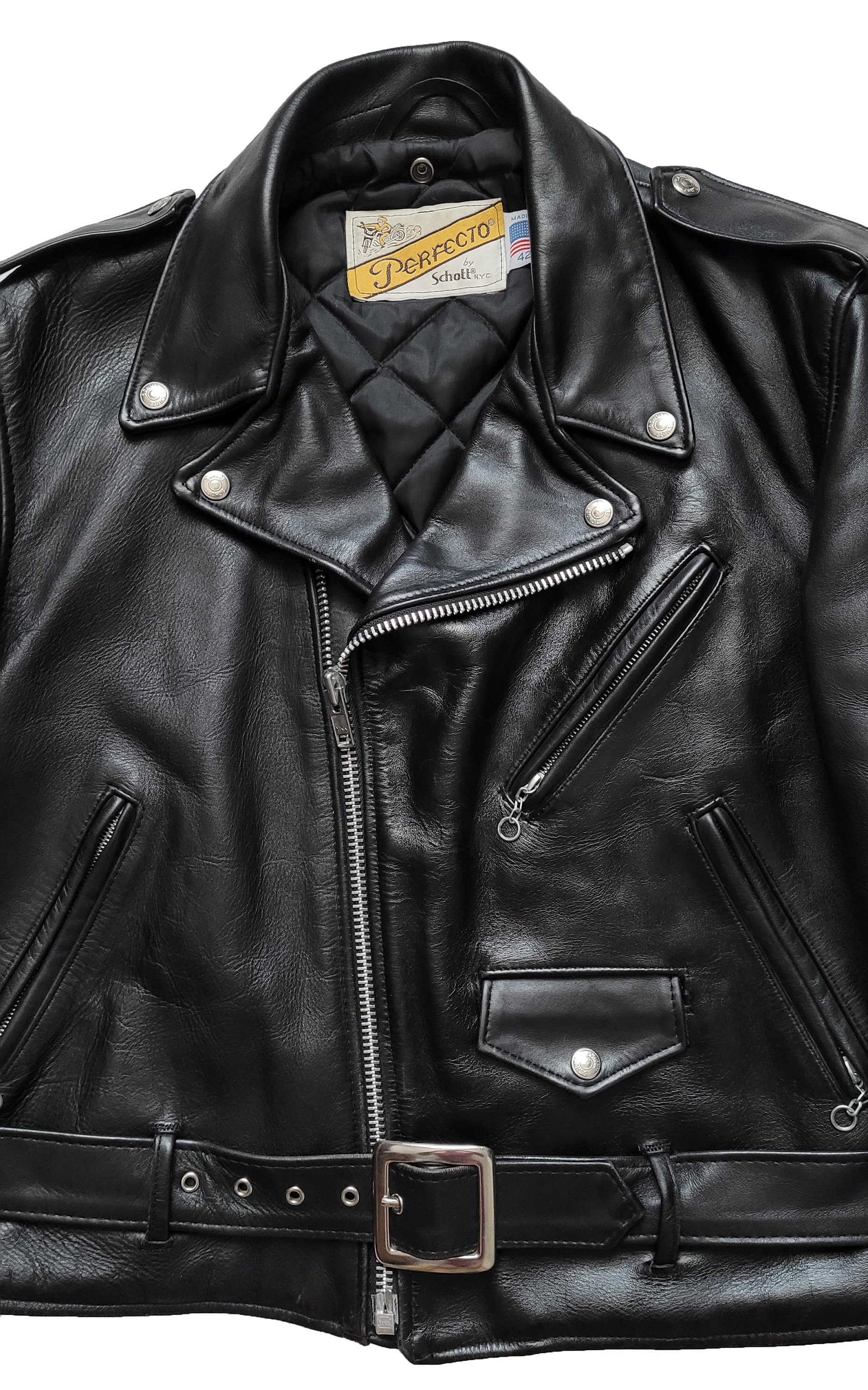 Original Rare Vintage 90s Schott NYC 618 Perfecto Motorcycle Original Rare Vintage 90s Schott NYC 618 Perfecto Motorcycle