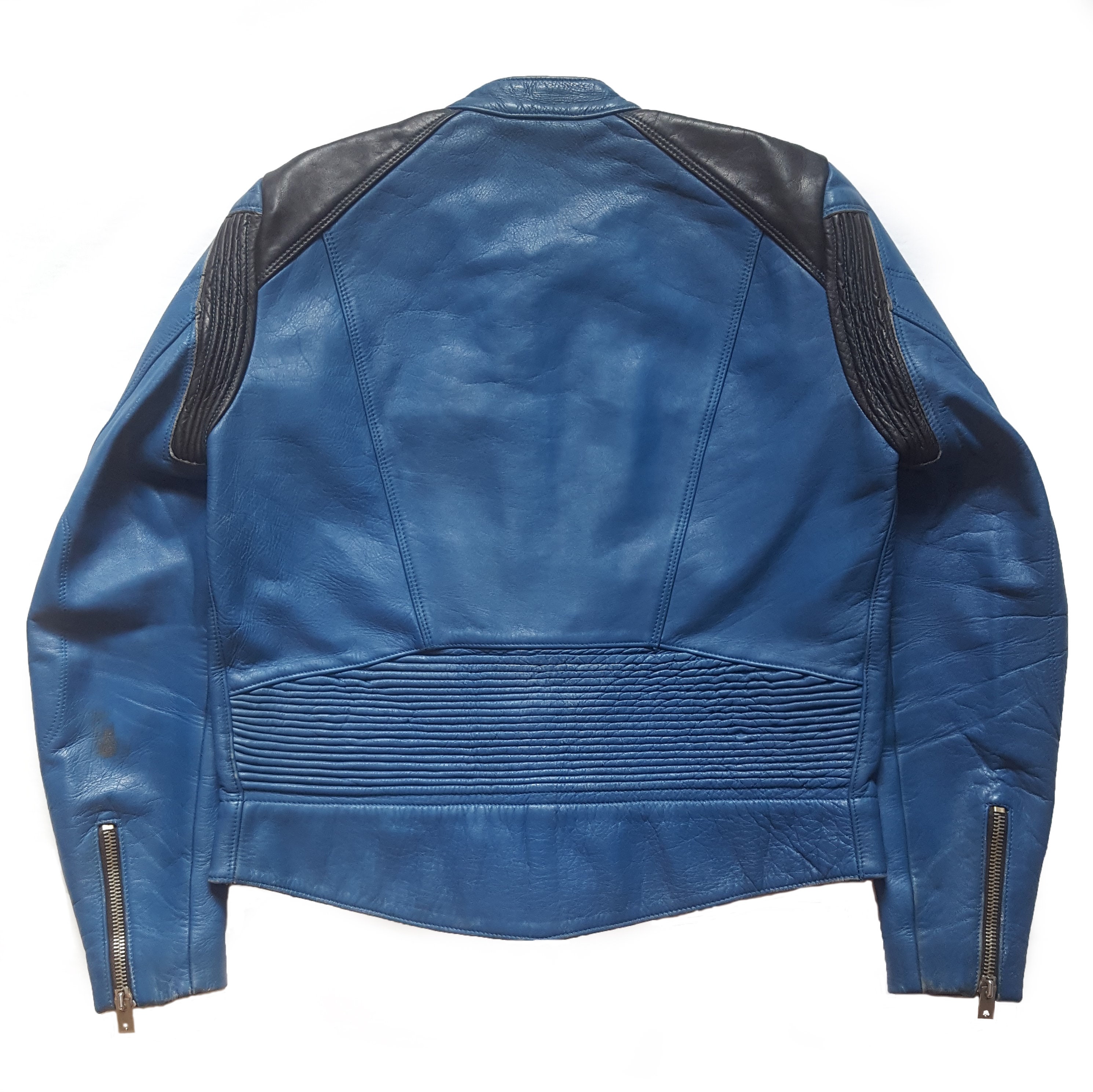 Very Rare Vintage 70s Erbo Leather Motorcycle Rider Jacket / Cafe Racer ...