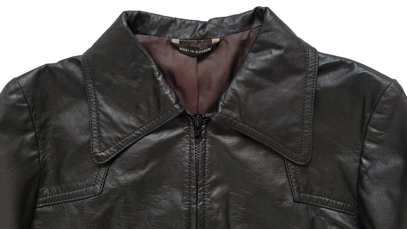 Original Rare Vintage 70s Jofama Design Ewa Lotta Cropped Leather ...