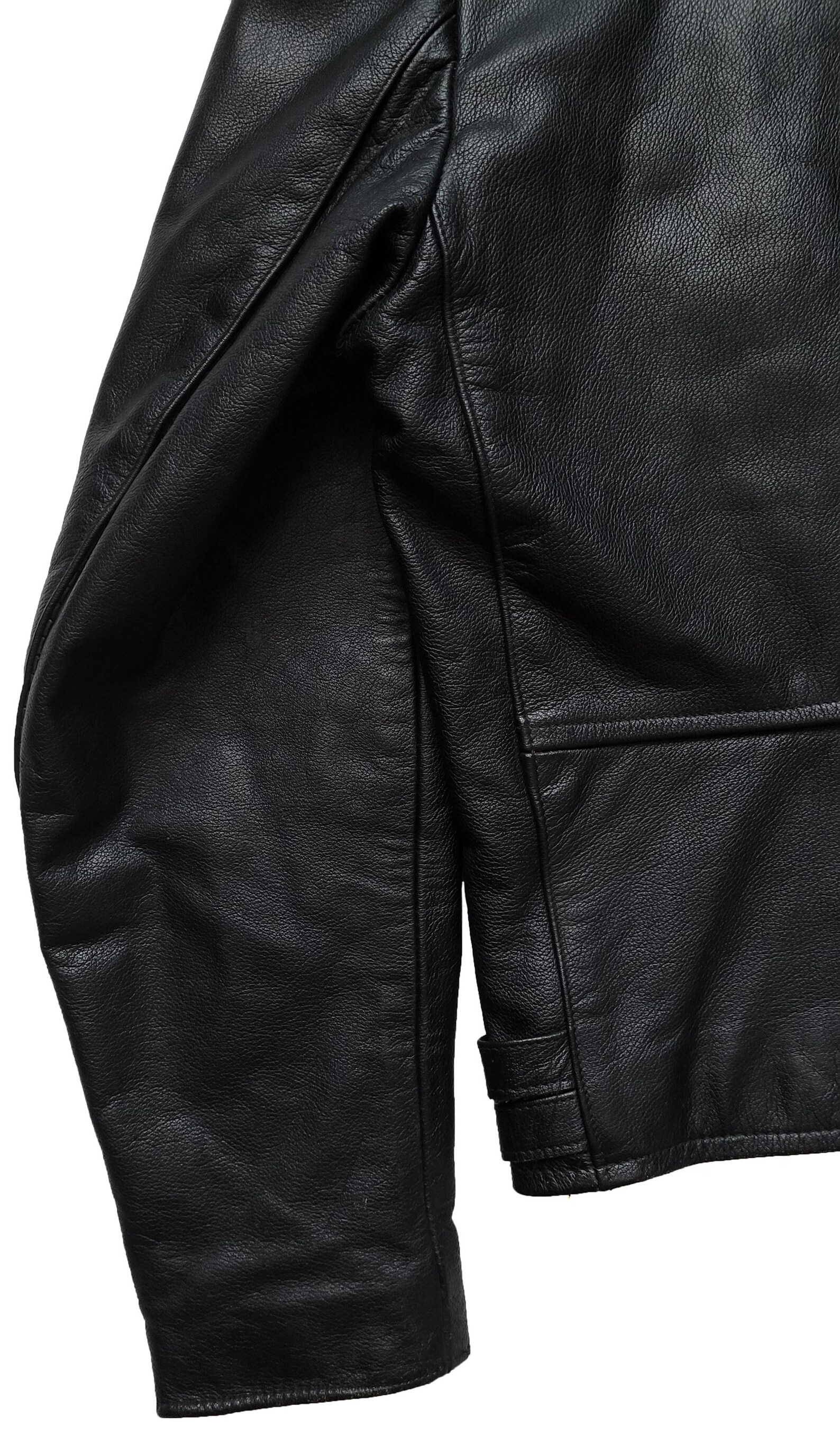 Original Rare Vintage 80s Wolf Leathers Motorcycle Punk Leather Jacket ...