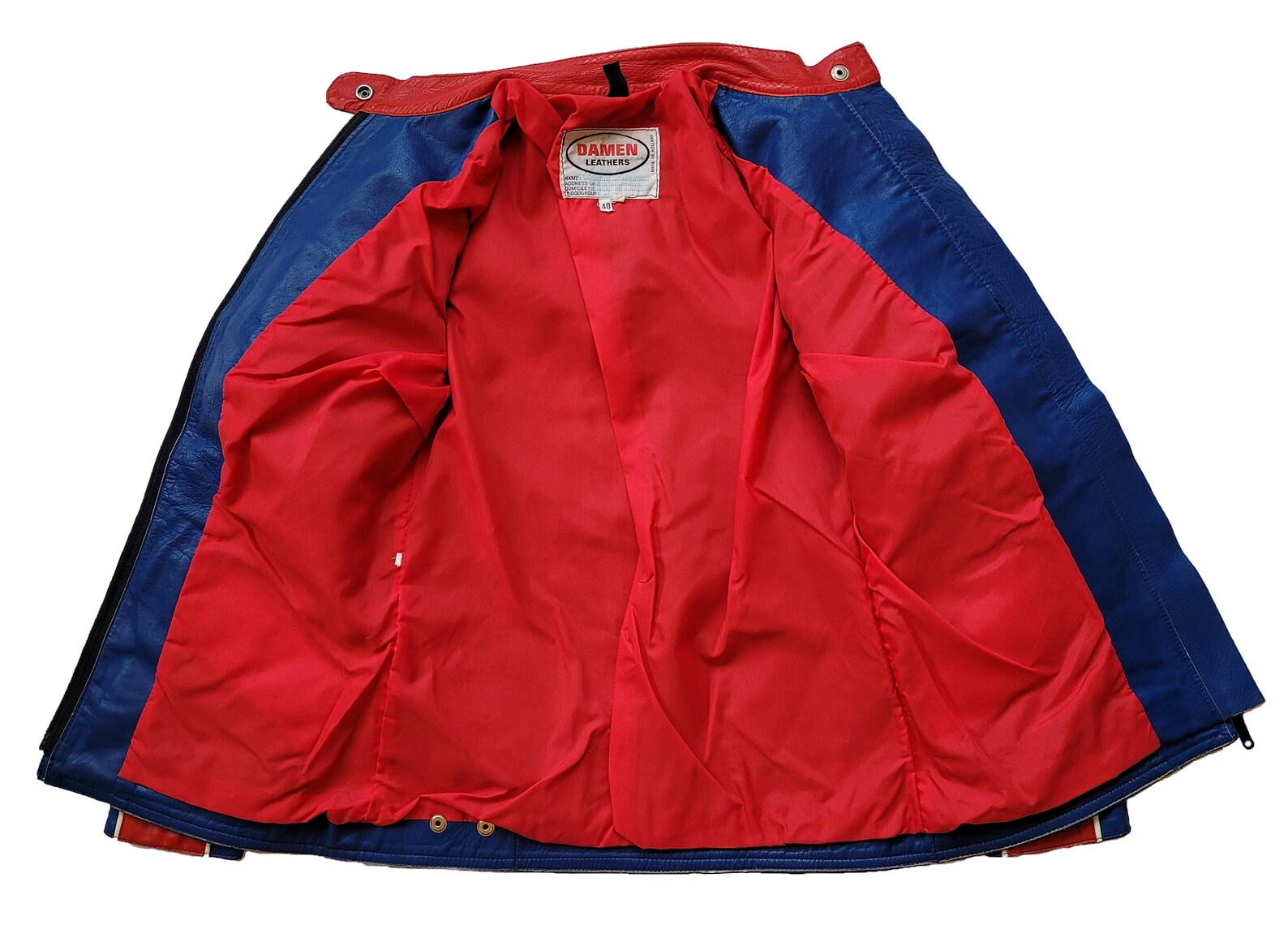 Original Rare Vintage 70s Damen Leathers Sports Cafe Racer Racing ...