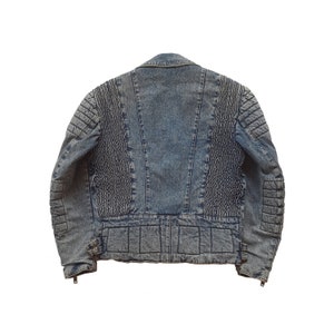 Rare Vintage 90s Blue Style by Premier Boiled Denim Motorcycle Sports ...