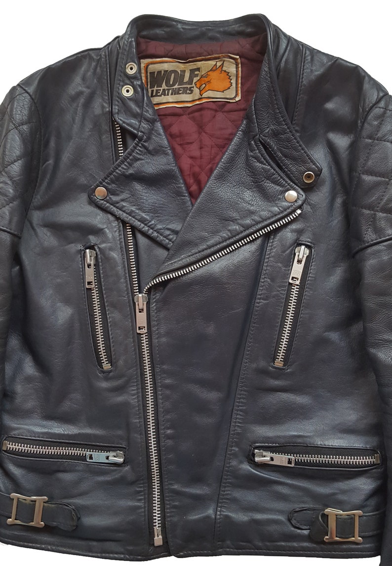 Very Rare Vintage 80s Wolf Leathers Monza Type Cafe Racer - Etsy