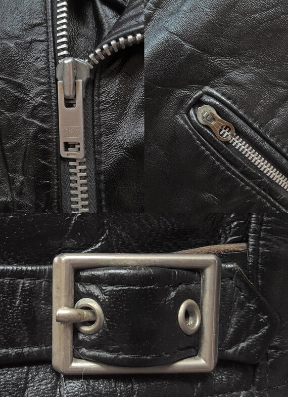 Ultra Rare Vintage 70s Snobo Leathers The Black Night… - Gem